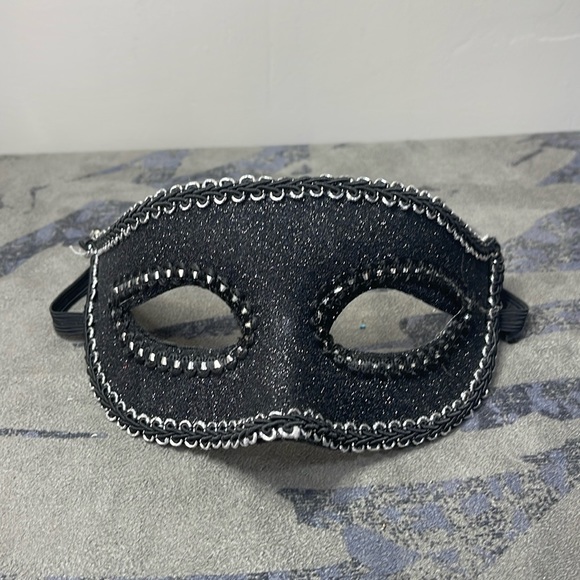 Other | Black Sparkle Masquerade Mask | Poshmark